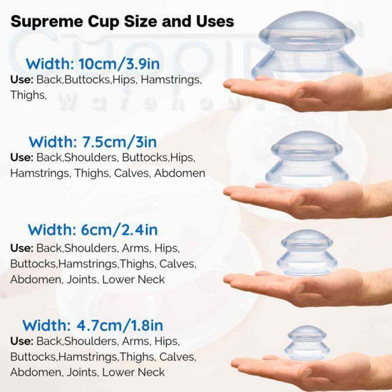 Cupping Warehouse Ultimate 36 Cup Set- Polycarbonate & Silicone ...